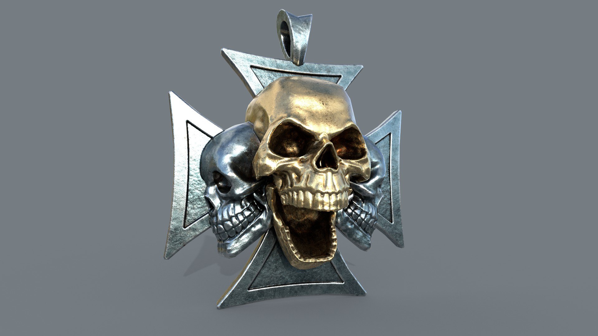 3D Model Low-poly 3D Model Of Maltese Cross 3SKL - TurboSquid 2387926