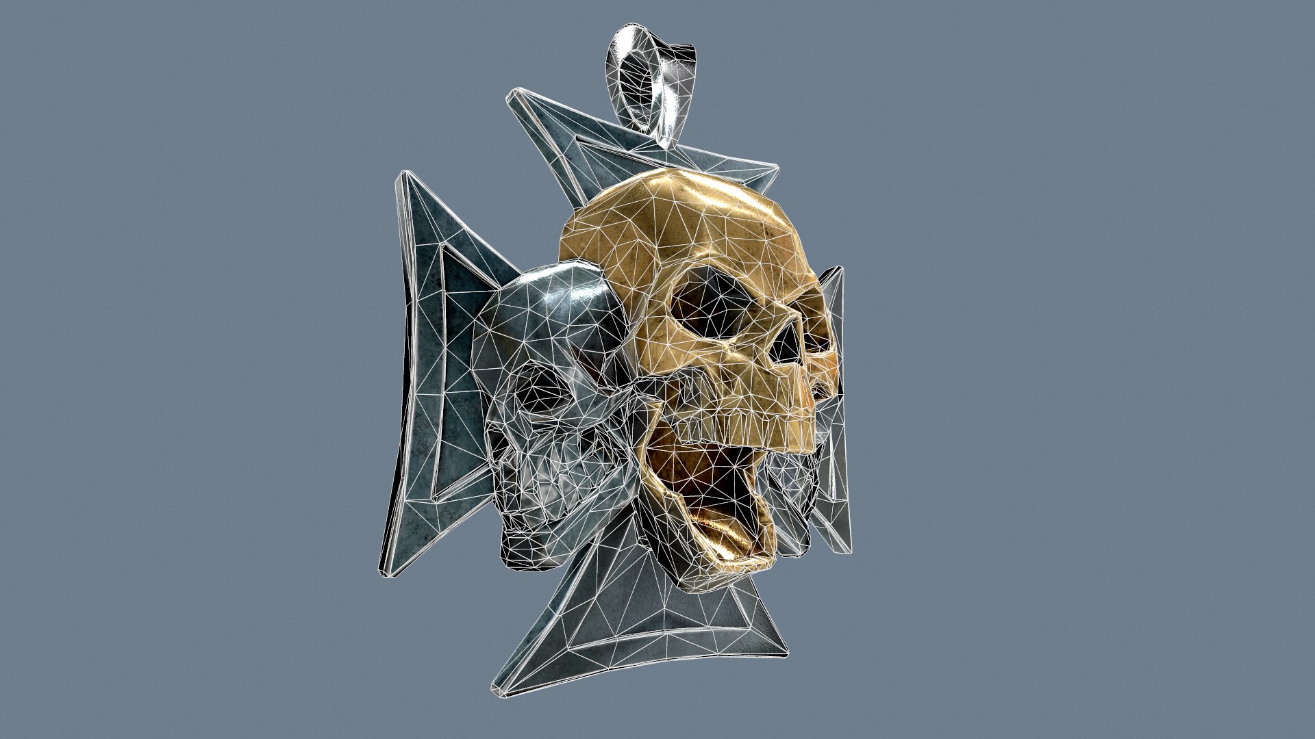 3D Model Low-poly 3D Model Of Maltese Cross 3SKL - TurboSquid 2387926