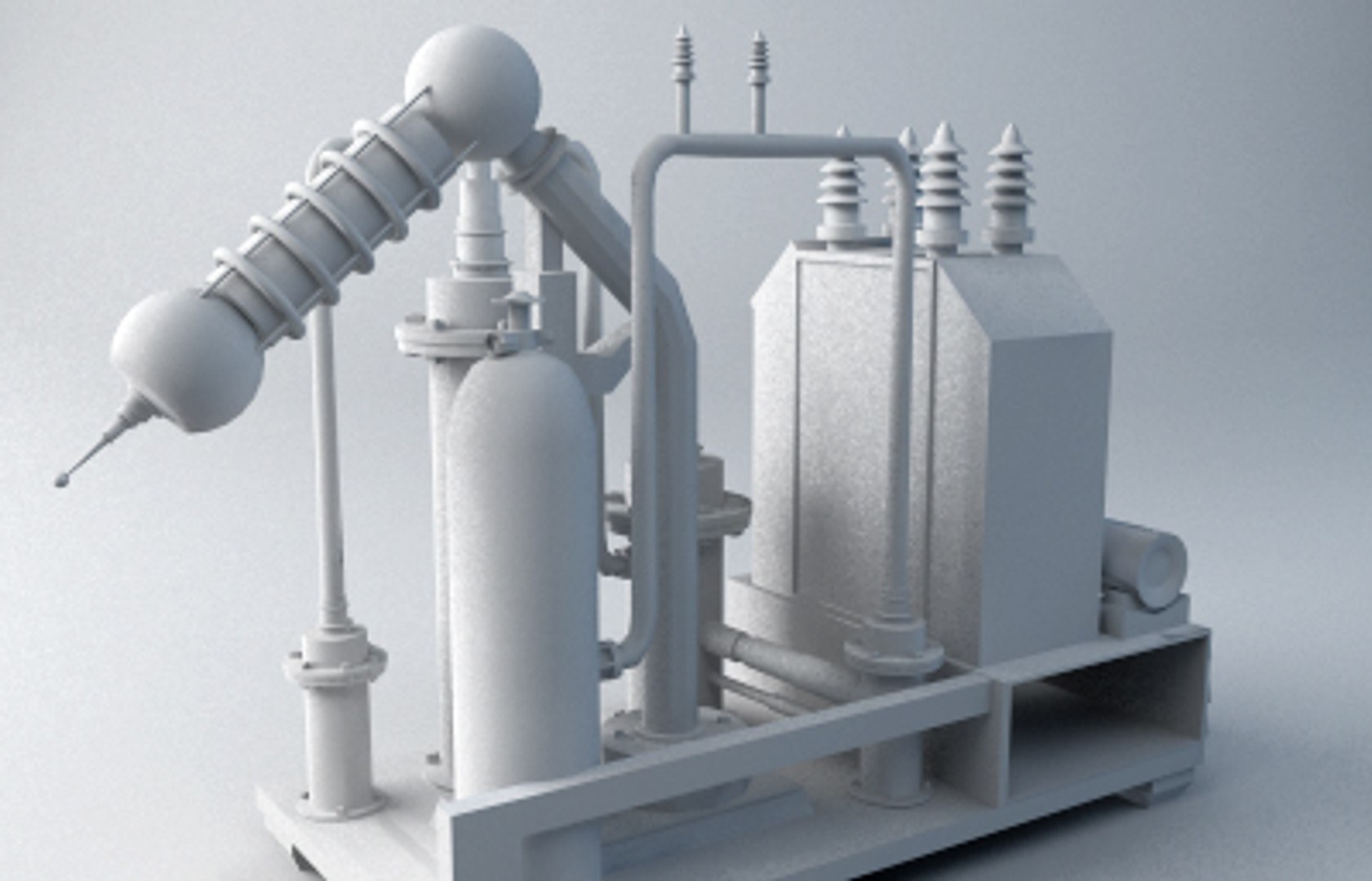 Industrial Machinery 3d Max
