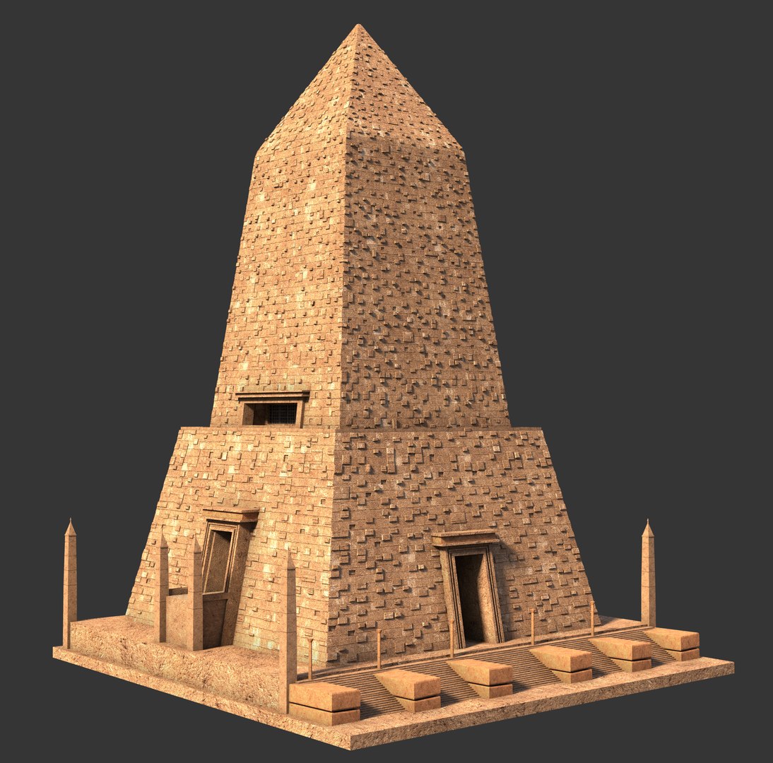 Egypt Solar Temple 3D - TurboSquid 2242789