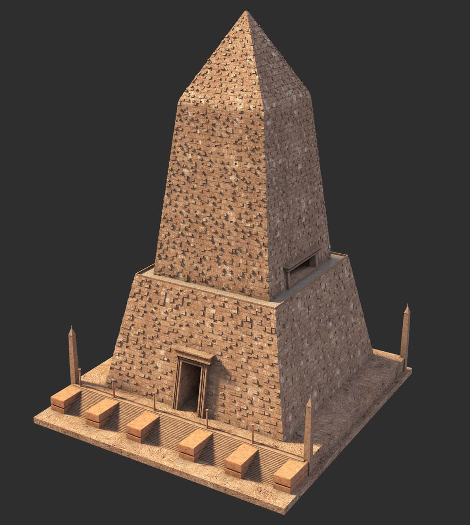 Egypt Solar Temple 3D - TurboSquid 2242789