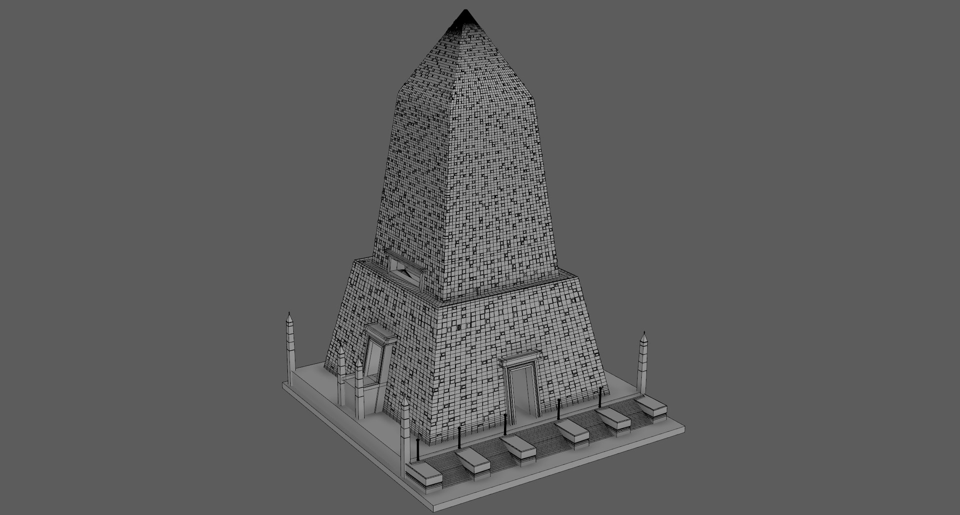 Egypt Solar Temple 3D - TurboSquid 2242789