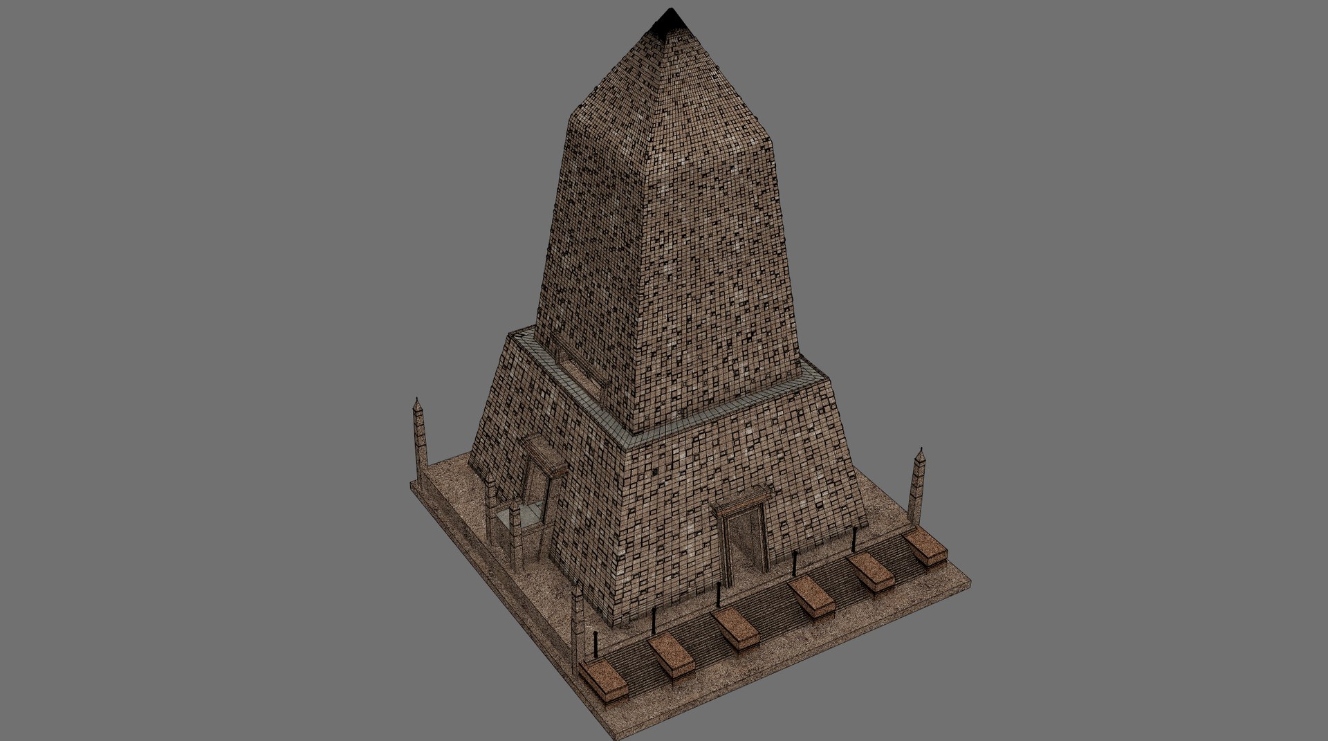 Egypt Solar Temple 3D - TurboSquid 2242789