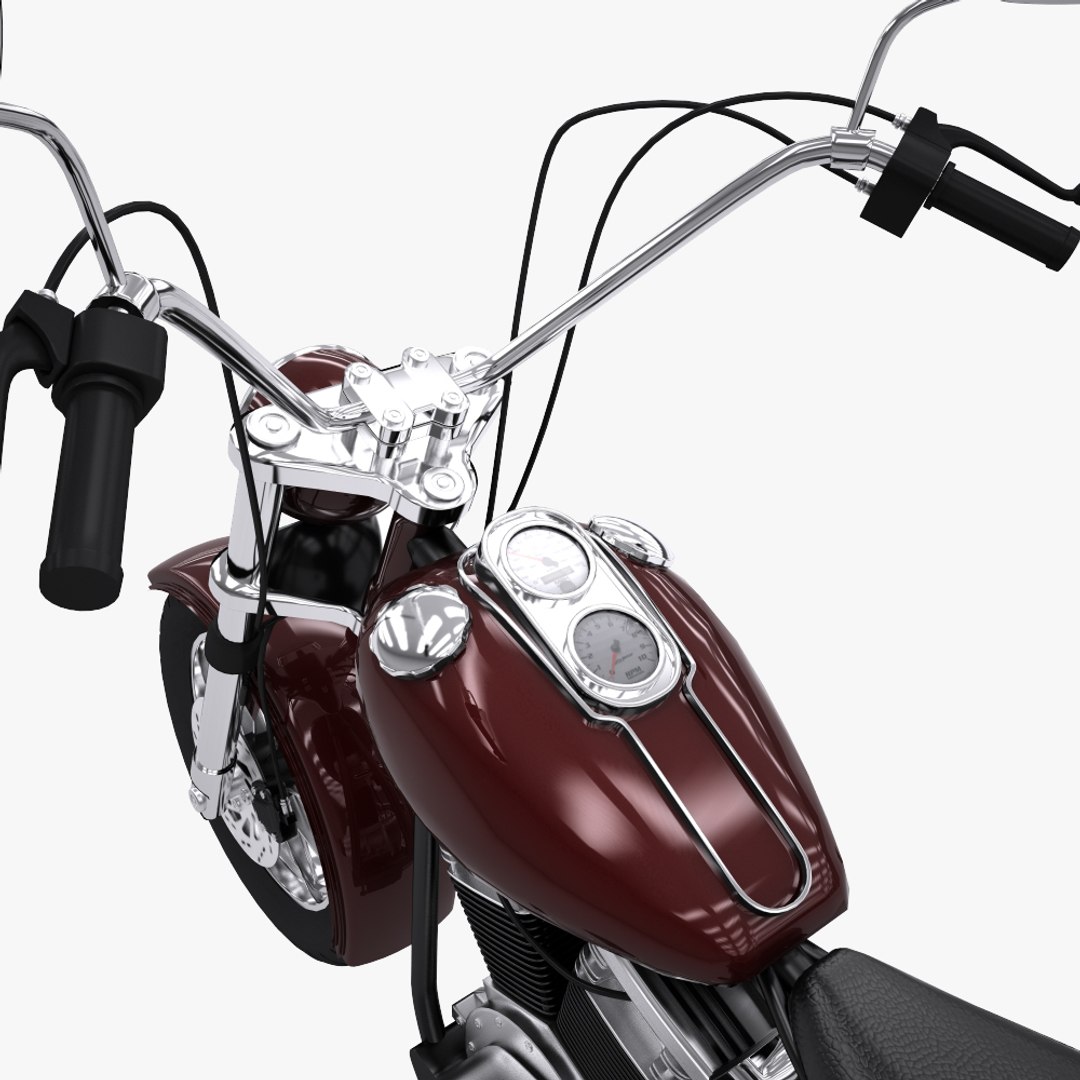 Realistic Motorcycle 3d Max