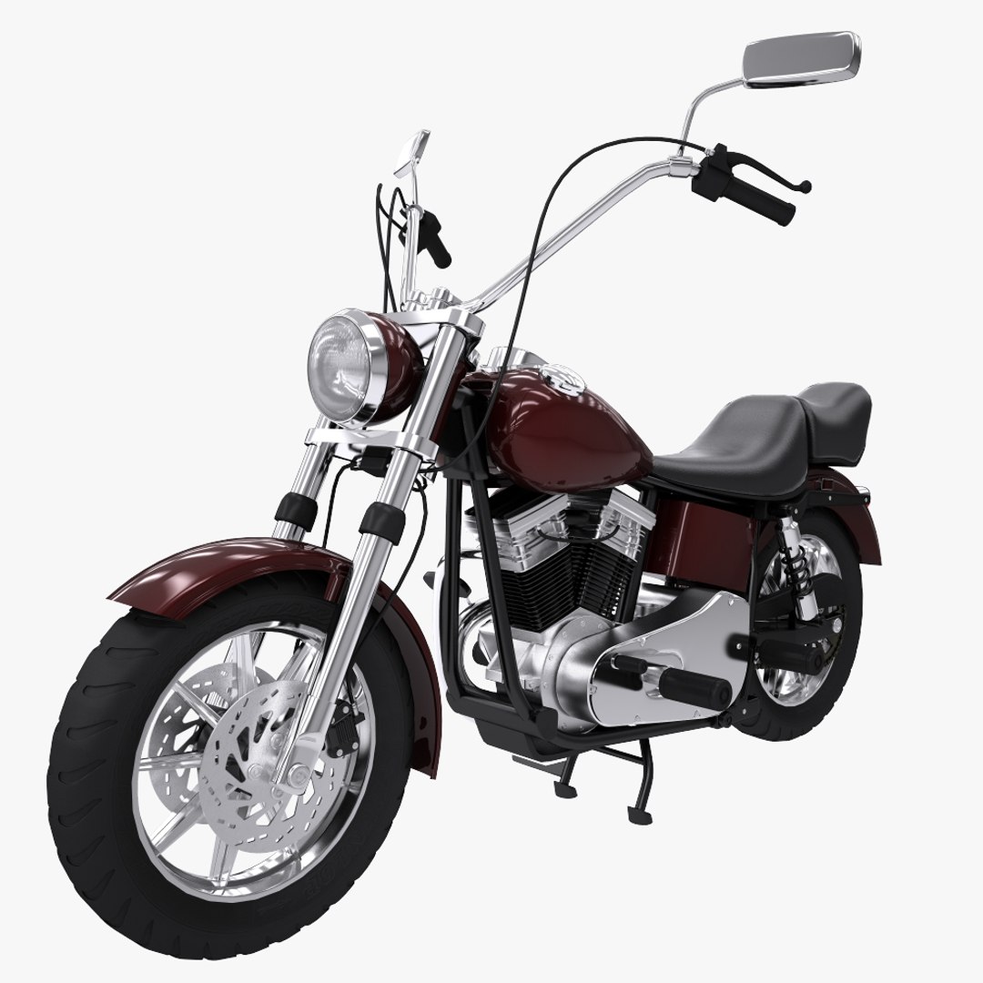 Realistic Motorcycle 3d Max