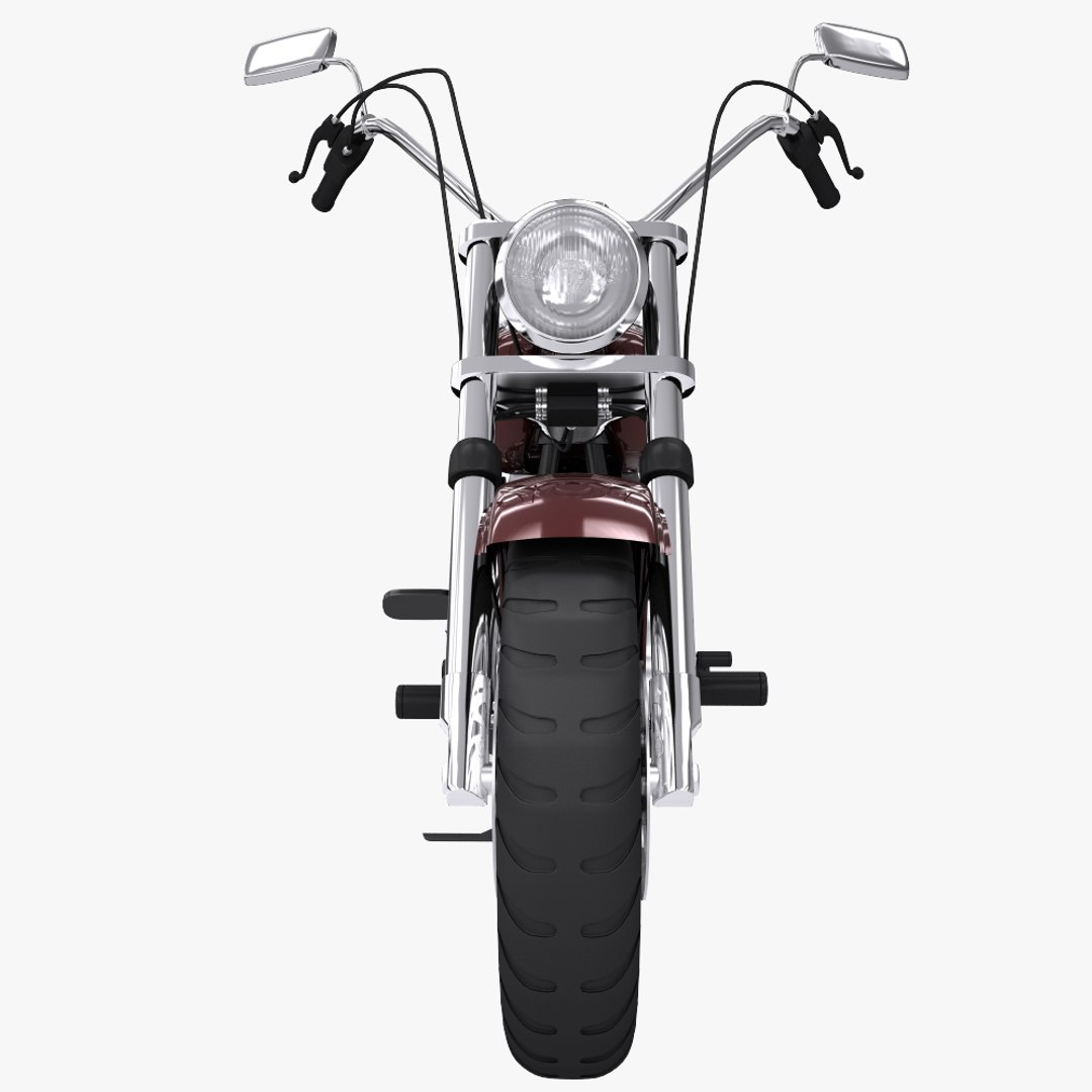 Realistic Motorcycle 3d Max