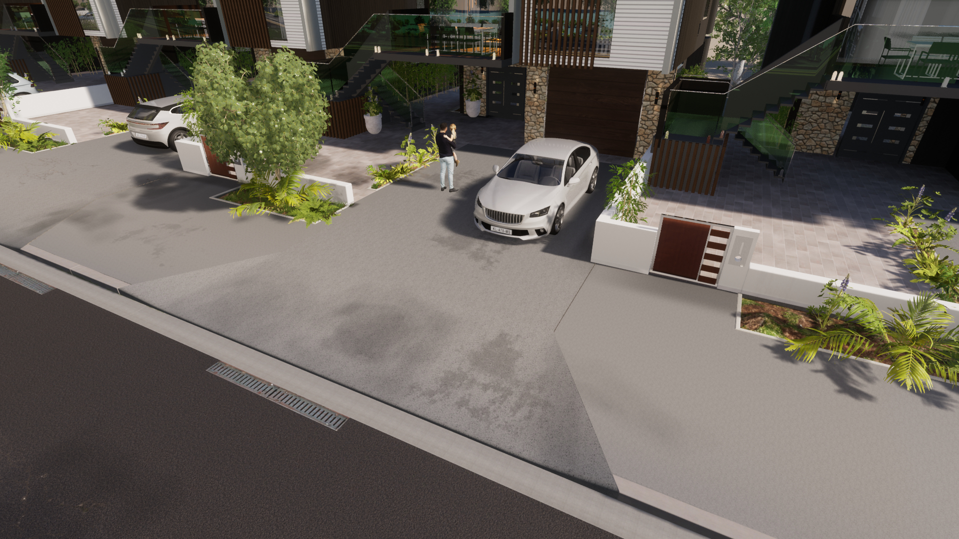 Driveway street 3D model - TurboSquid 1710776
