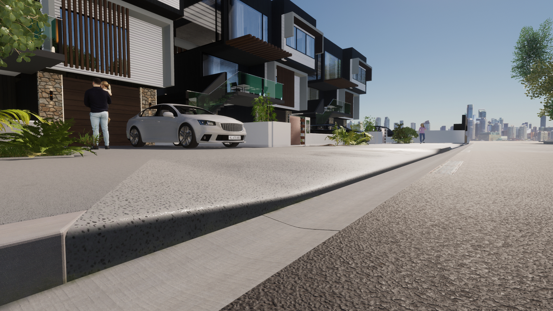 Driveway street 3D model - TurboSquid 1710776