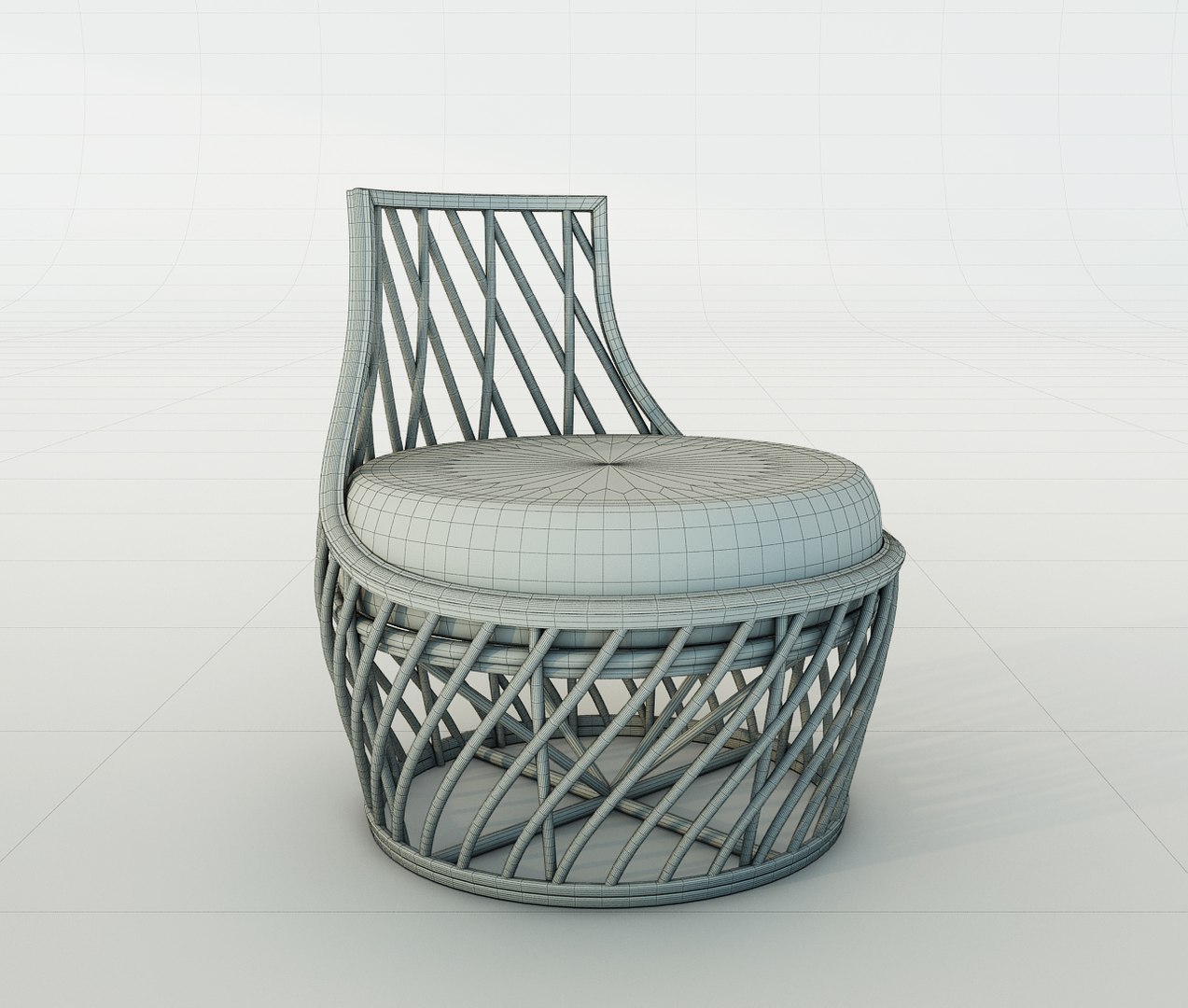 3d Corner Lounge Chair