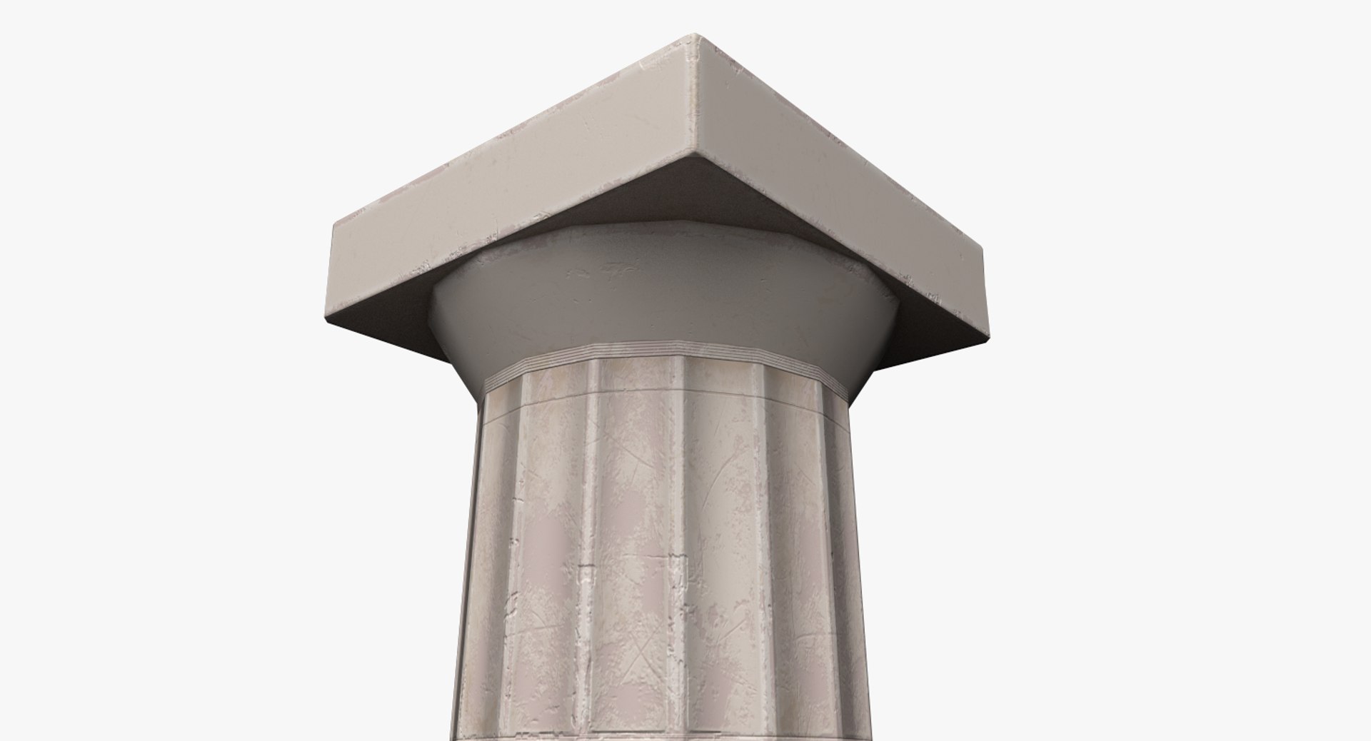 Doric order column 3D model - TurboSquid 1390786