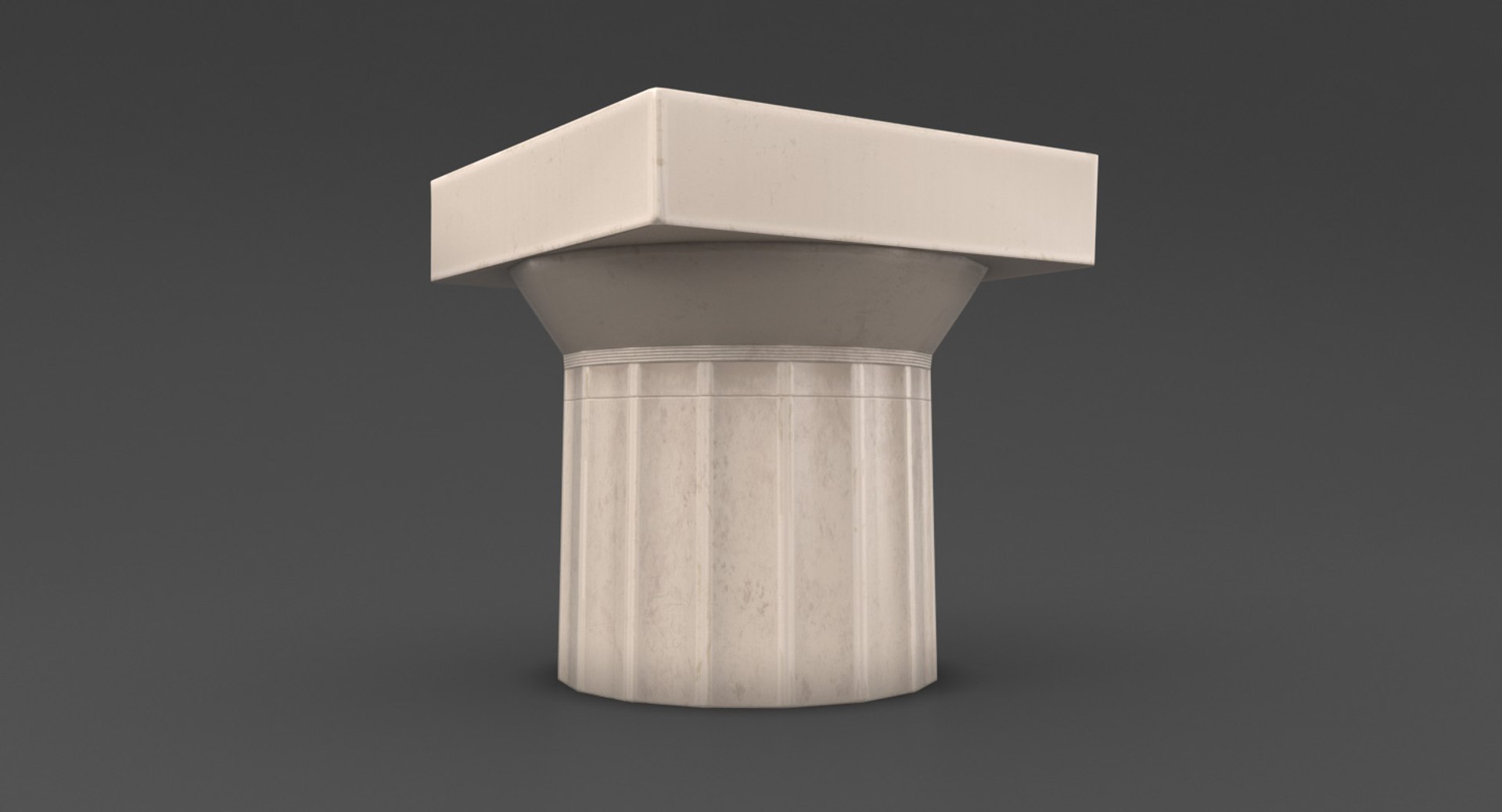 Doric order column 3D model - TurboSquid 1390786