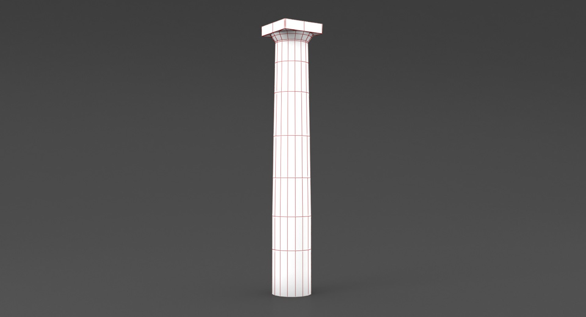 Doric order column 3D model - TurboSquid 1390786