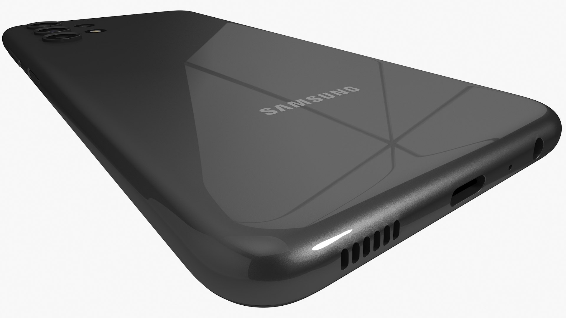 3D Model Samsung Galaxy A13 LTE Black - TurboSquid 1865302