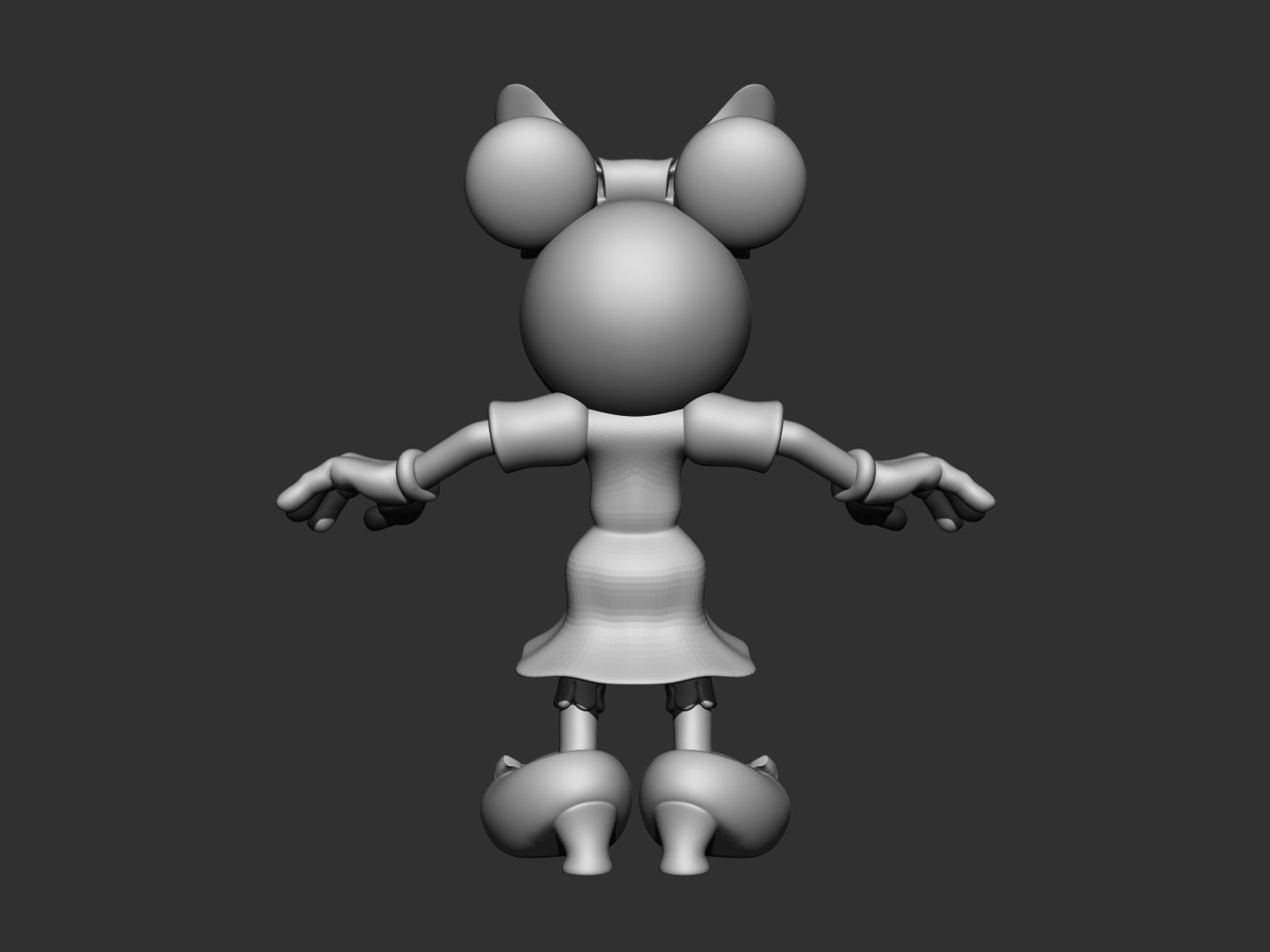 3D Model Minnie Mouse - TurboSquid 1303569