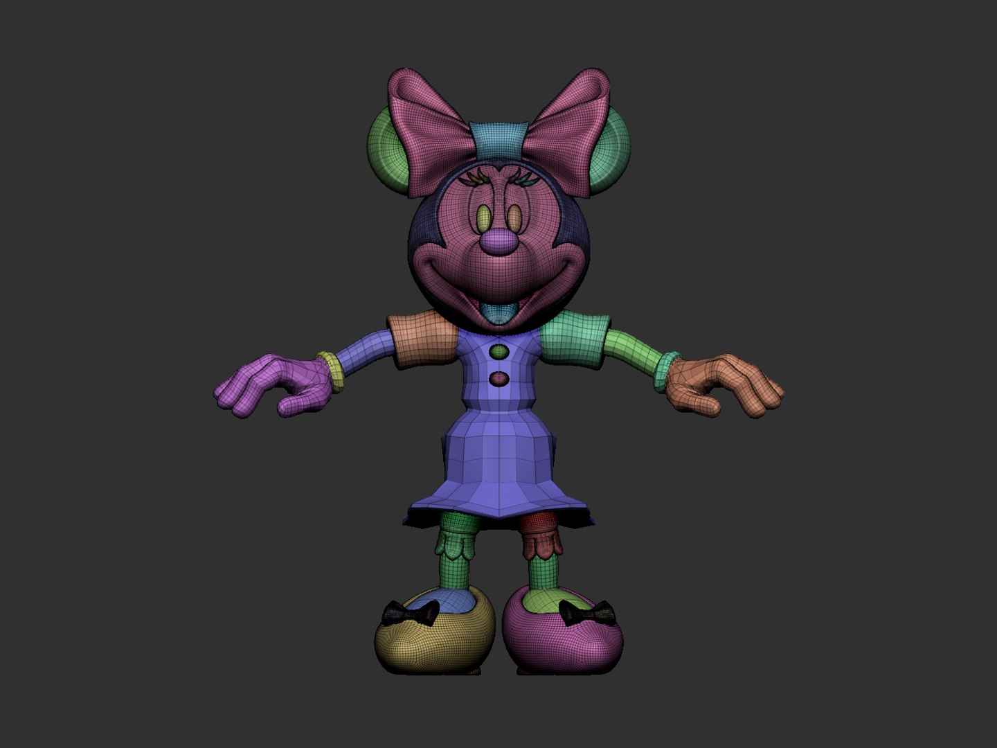 3D Model Minnie Mouse - TurboSquid 1303569