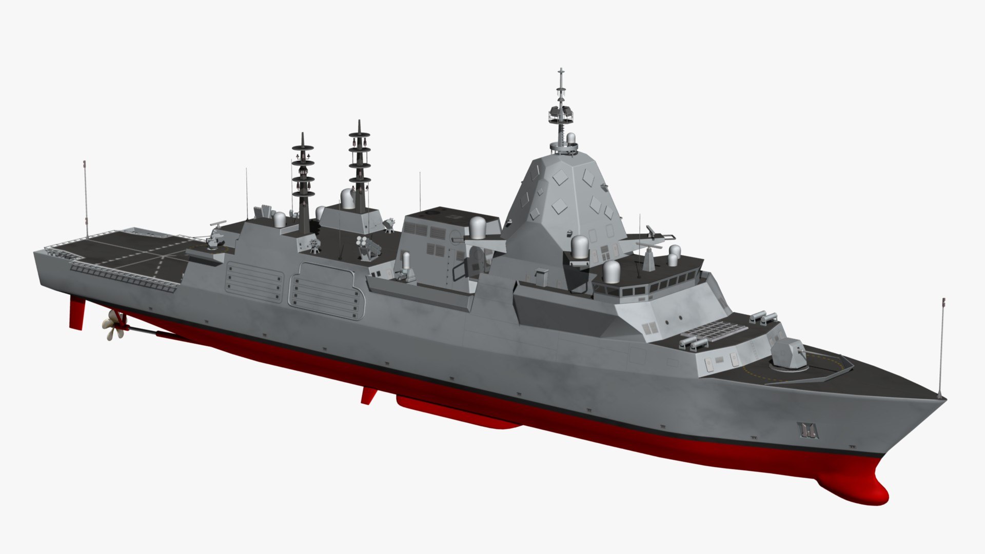 3D Type26 Frigate Model - TurboSquid 1392466