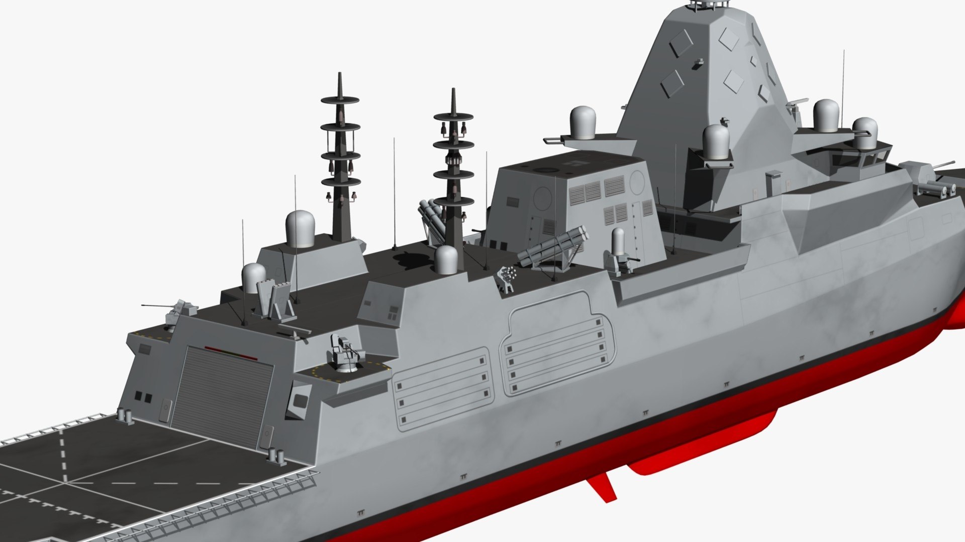 3D Type26 Frigate Model - TurboSquid 1392466