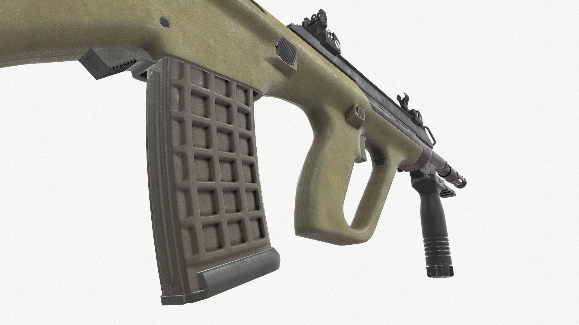 AUG Assault Rifle Model - TurboSquid 1770978