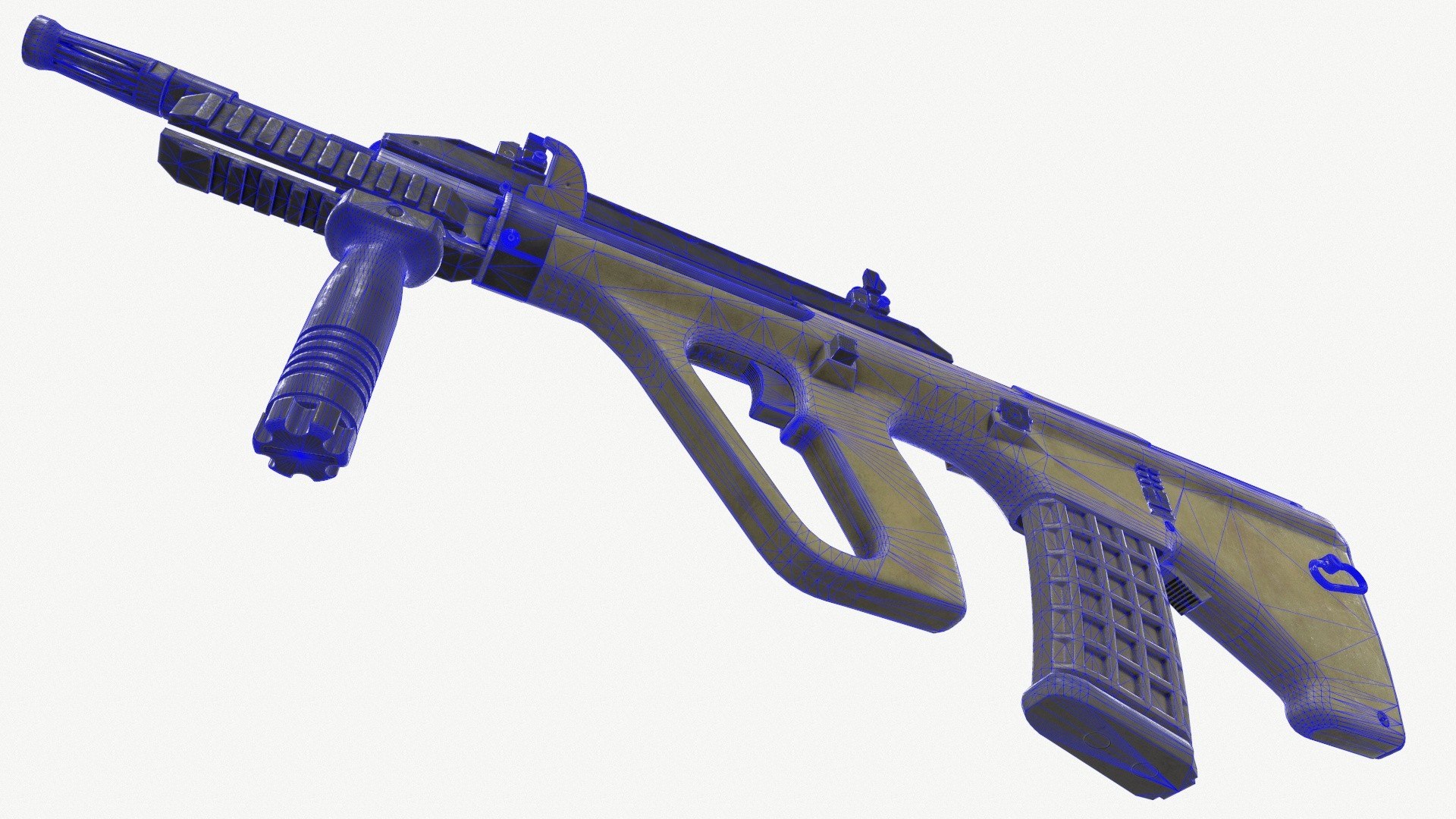 AUG Assault Rifle Model - TurboSquid 1770978