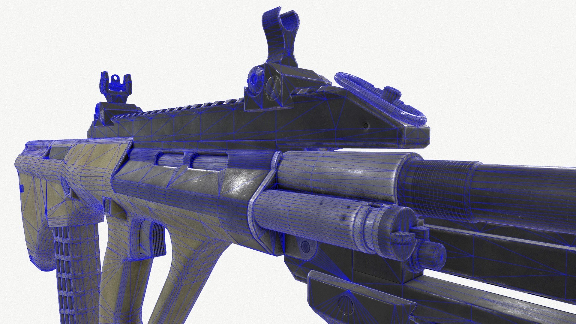 AUG Assault Rifle Model - TurboSquid 1770978