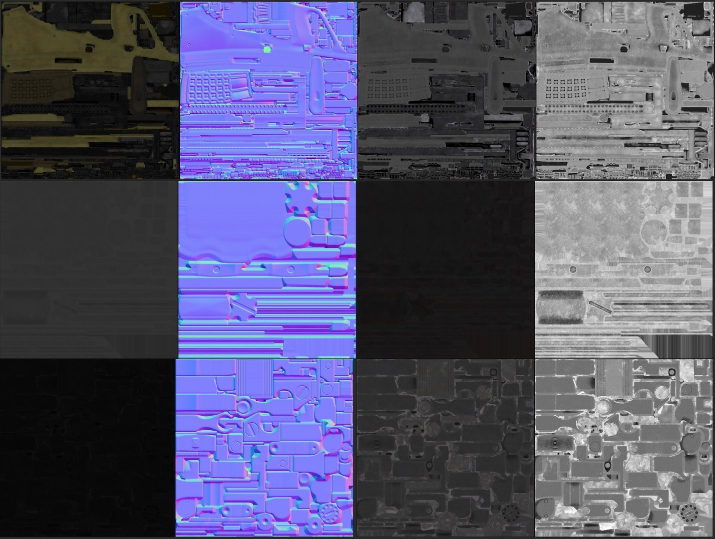 AUG Assault Rifle Model - TurboSquid 1770978