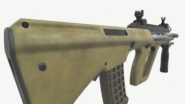 AUG Assault Rifle model - TurboSquid 1770978