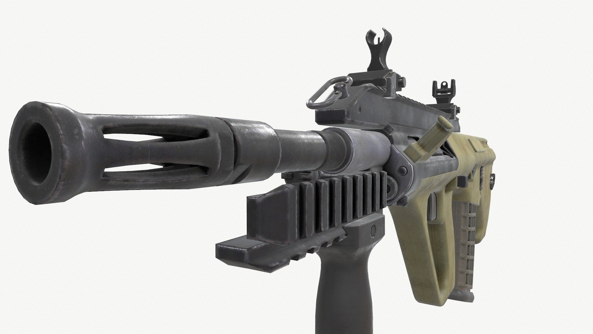AUG Assault Rifle Model - TurboSquid 1770978