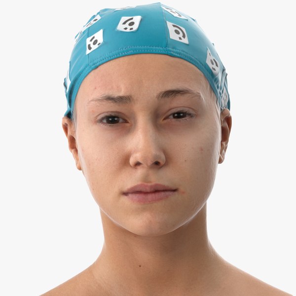 modelo 3d Freya Human Head Inner Brow Raiser AU1 Escaneo limpio ...