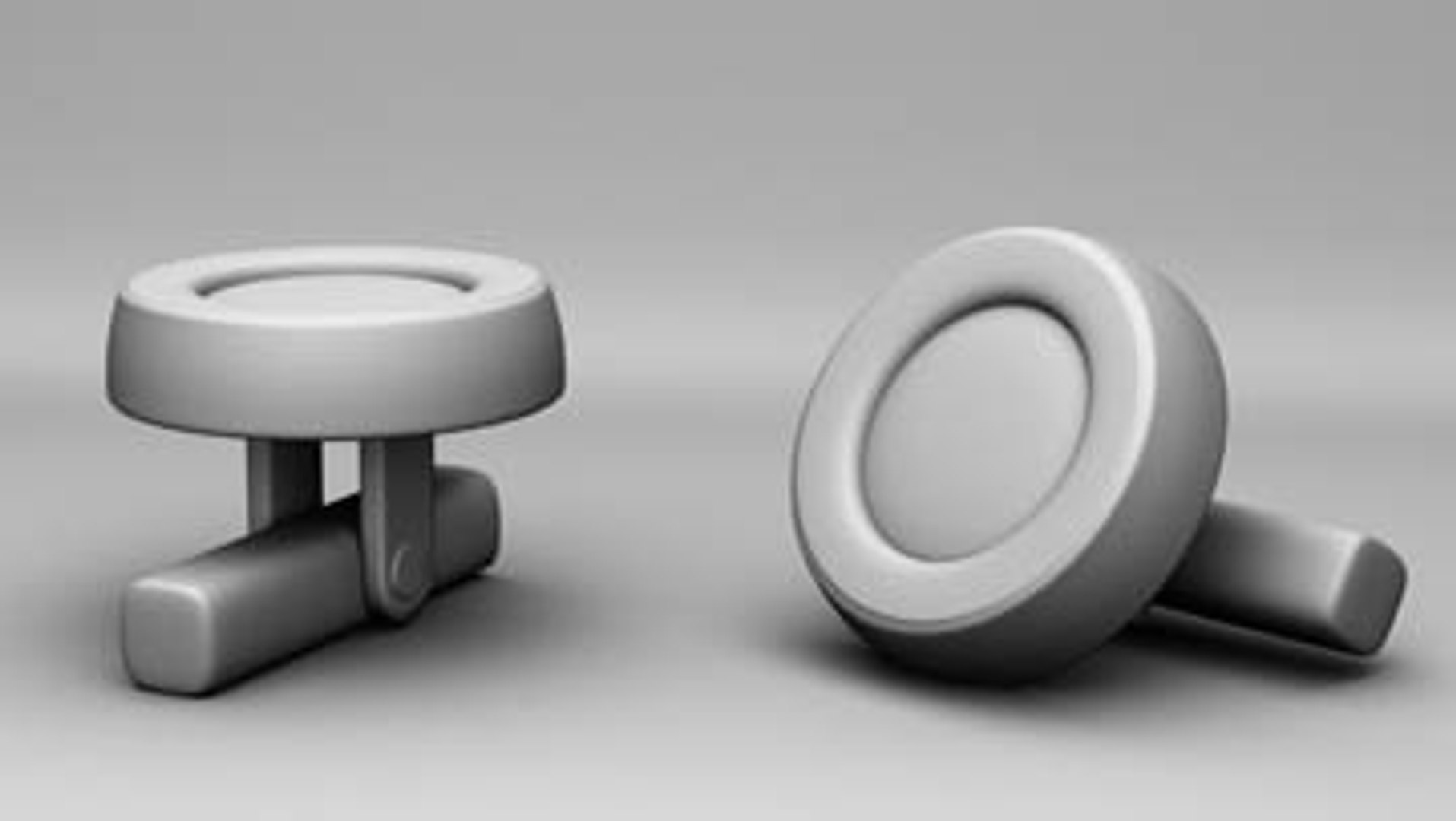 Cufflink Cuff Link 3d Model