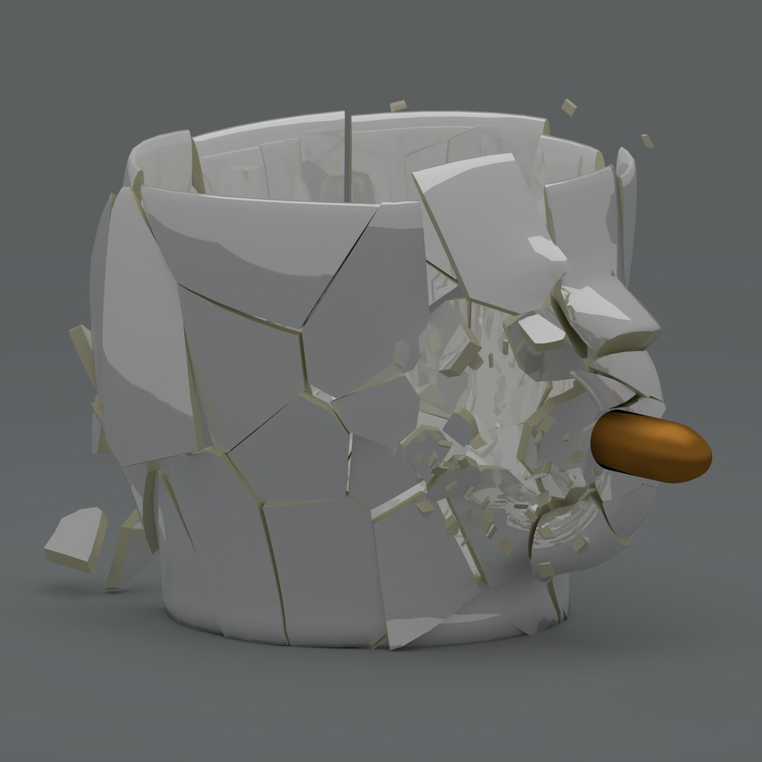 3D Animation Glass Breaking - TurboSquid 1232234