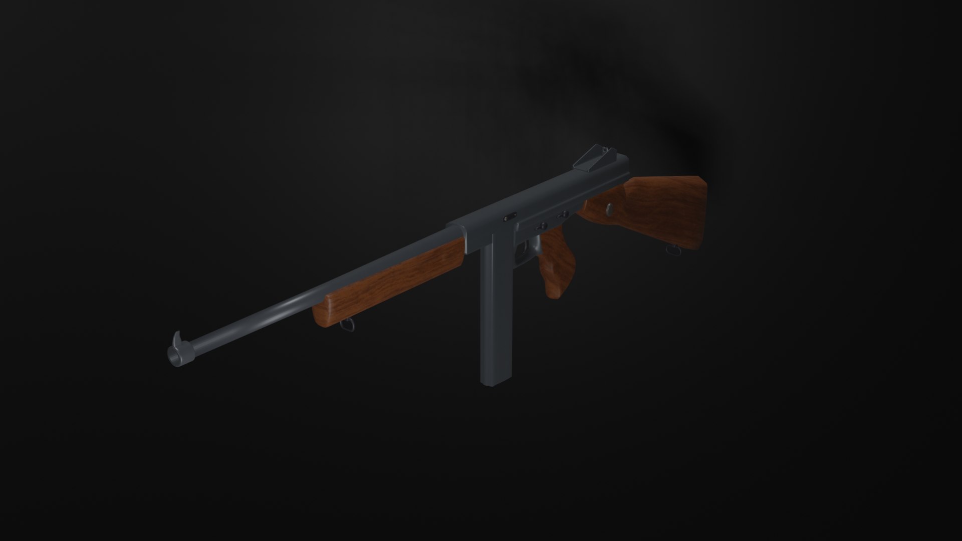Thompson M1 Submachine Gun 3D Model - TurboSquid 1824273