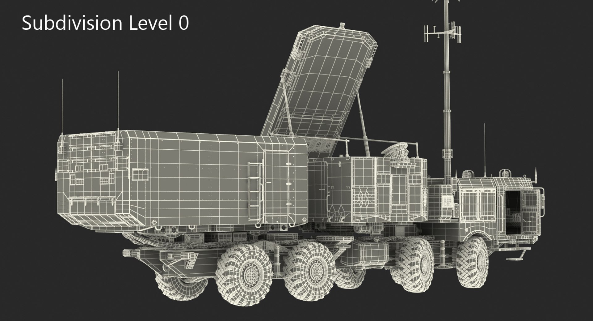 Multi functional radar 92n2e 3D model - TurboSquid 1251954
