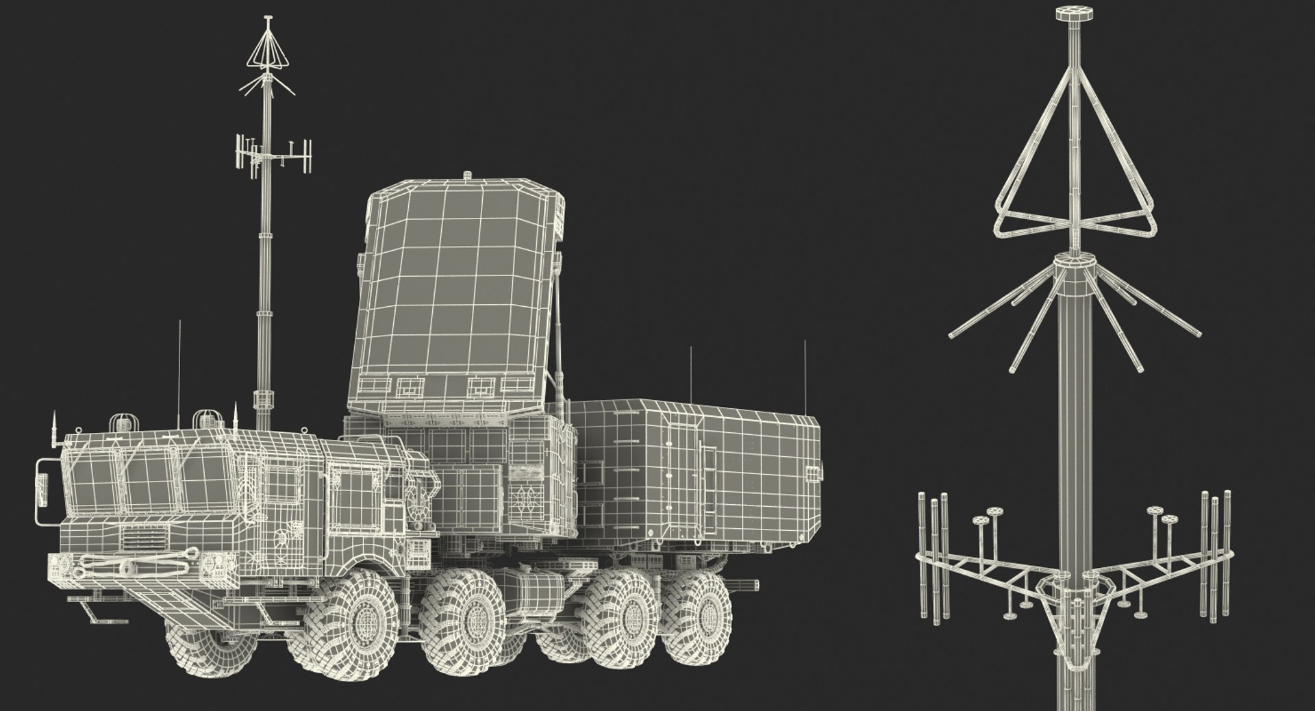 Multi functional radar 92n2e 3D model - TurboSquid 1251954