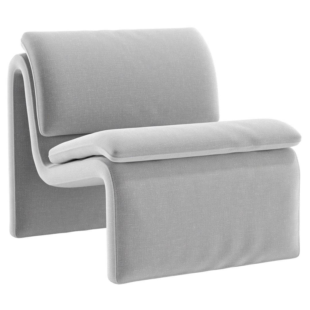 Wally Boucle Curvature Chair 3D - TurboSquid 2005167