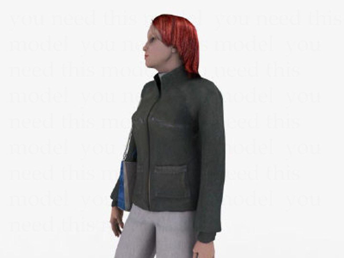 Female Human 3d Max