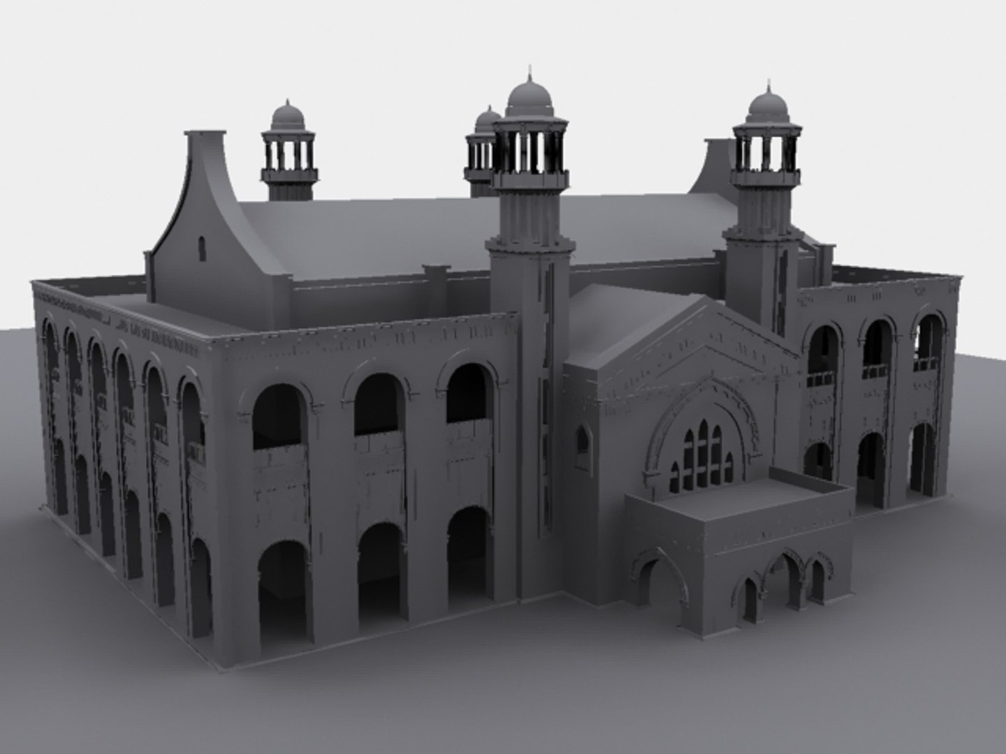 Court Lahore 3d Model