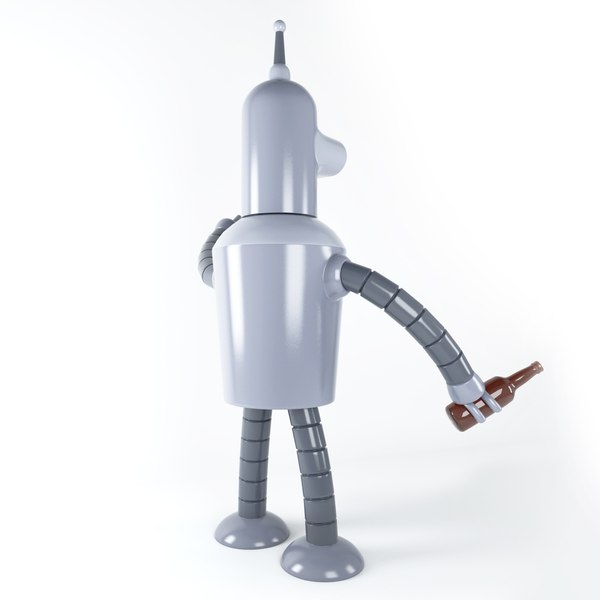 modelo 3d Bender Bot - TurboSquid 1547922