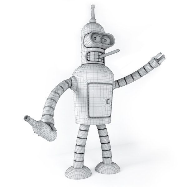 modelo 3d Bender Bot - TurboSquid 1547922