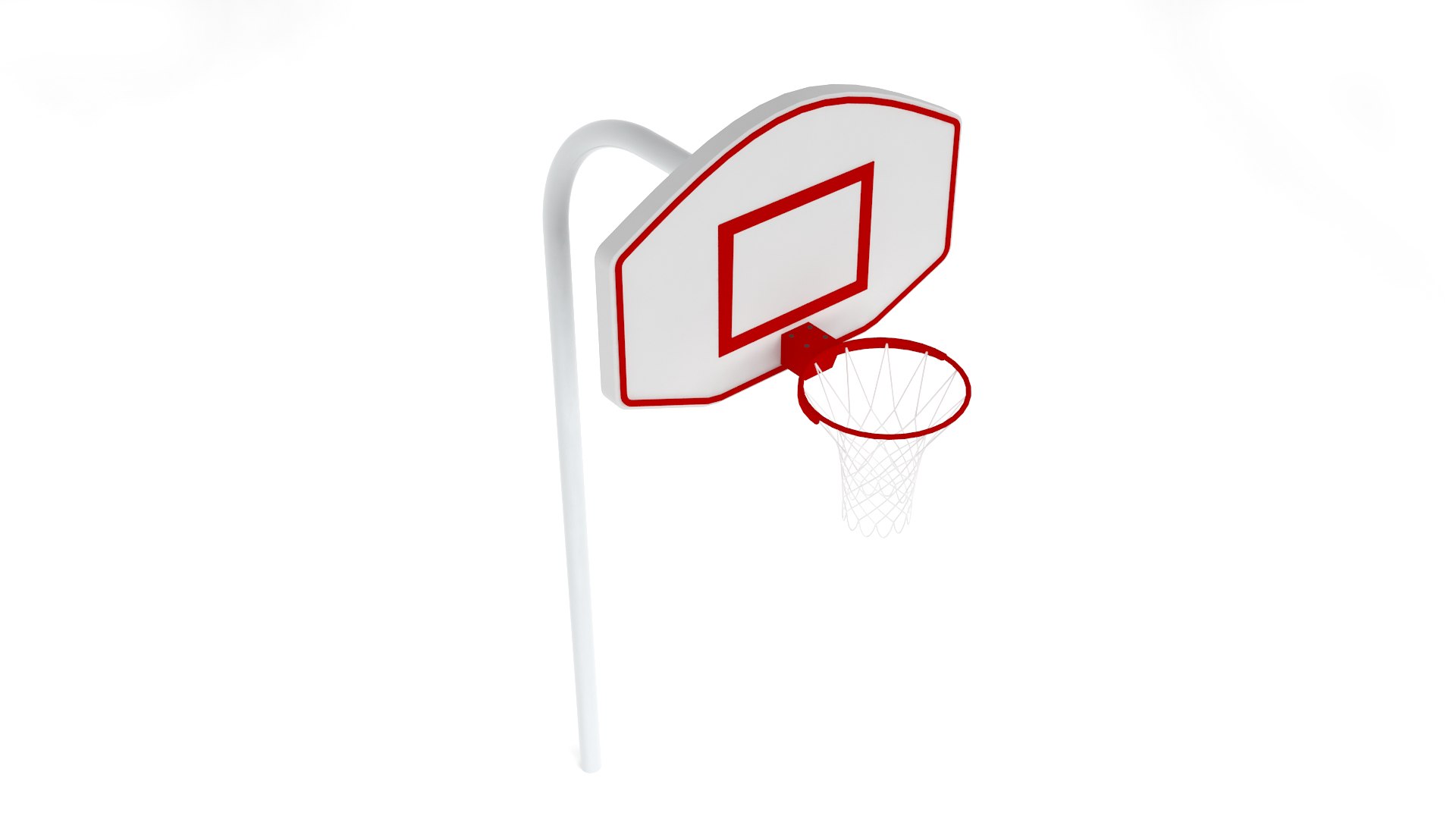 3d basketball rim model