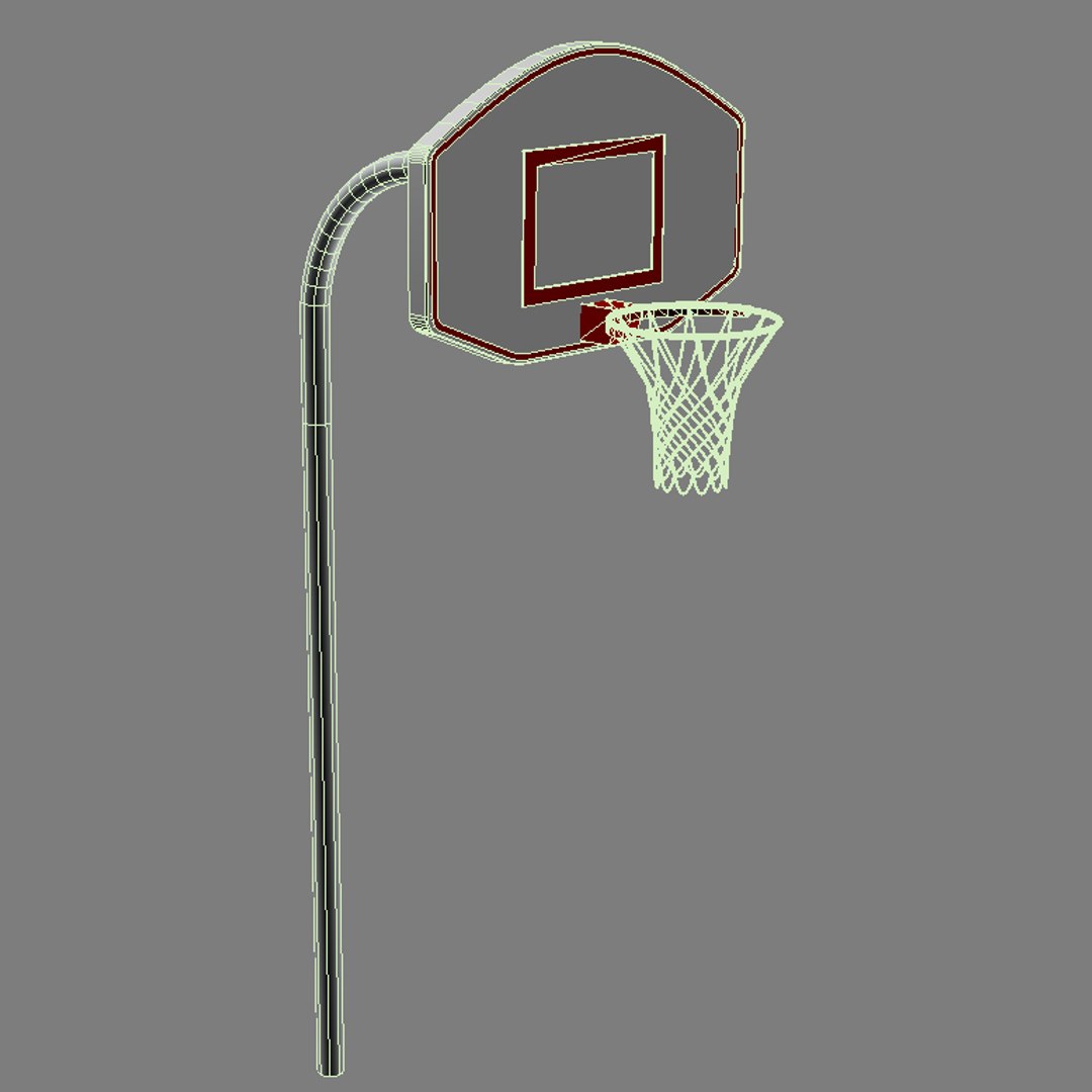 3d basketball rim model