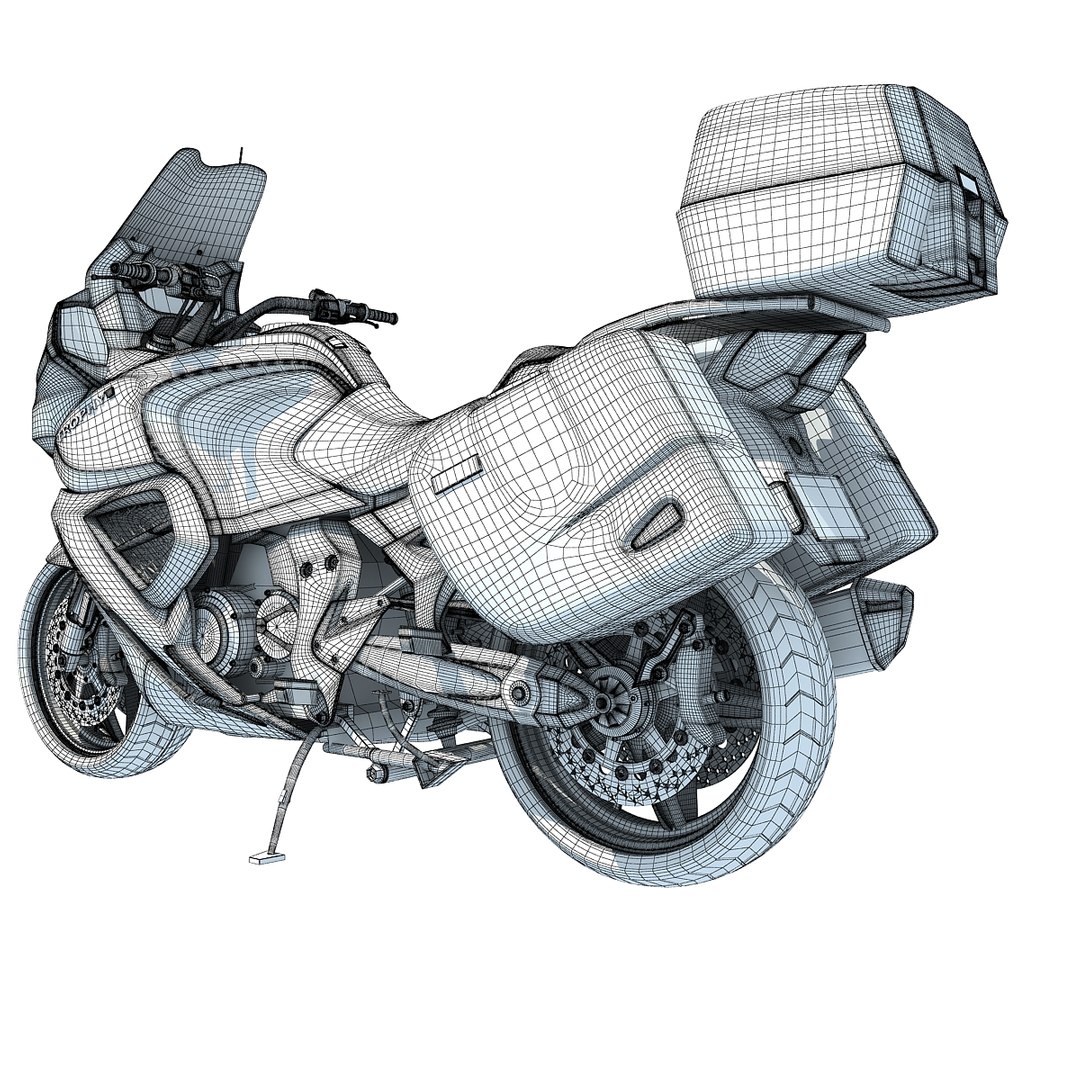 Triumph Trophy Se Motorcycle 3d Model