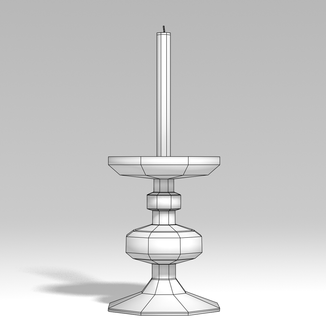 Candle 3d Model