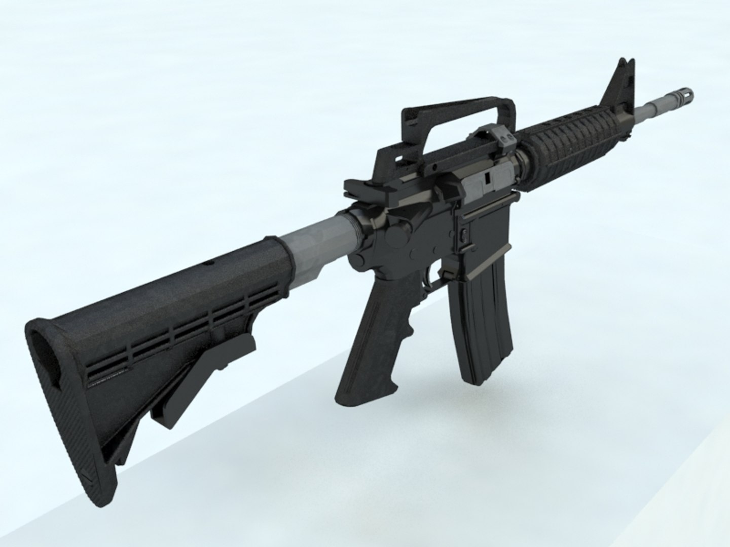 set 3 weapons 3d model