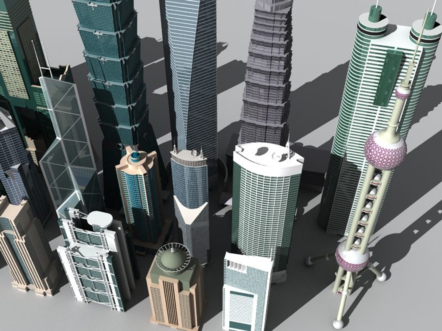 3d china skyscrapers vol 2