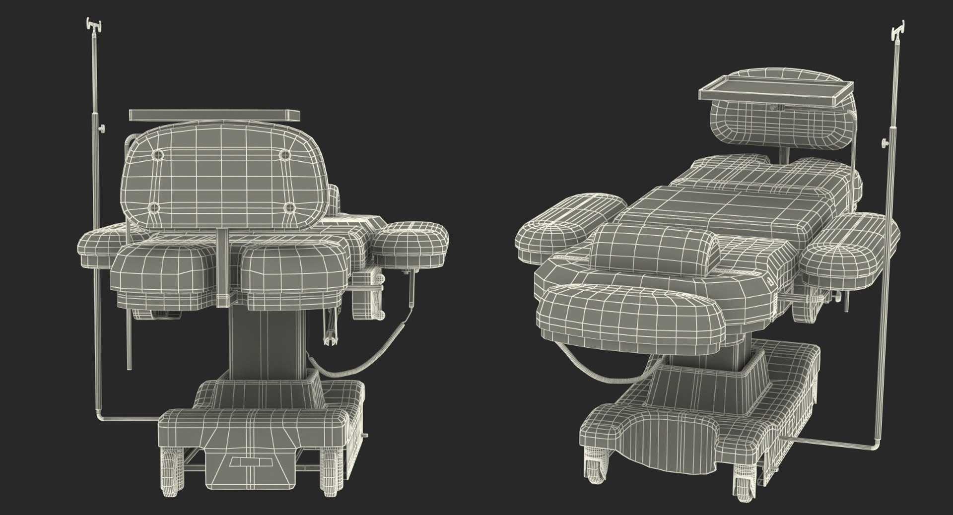 Electronic Medical Procedure Chair 3D Model - TurboSquid 1395880