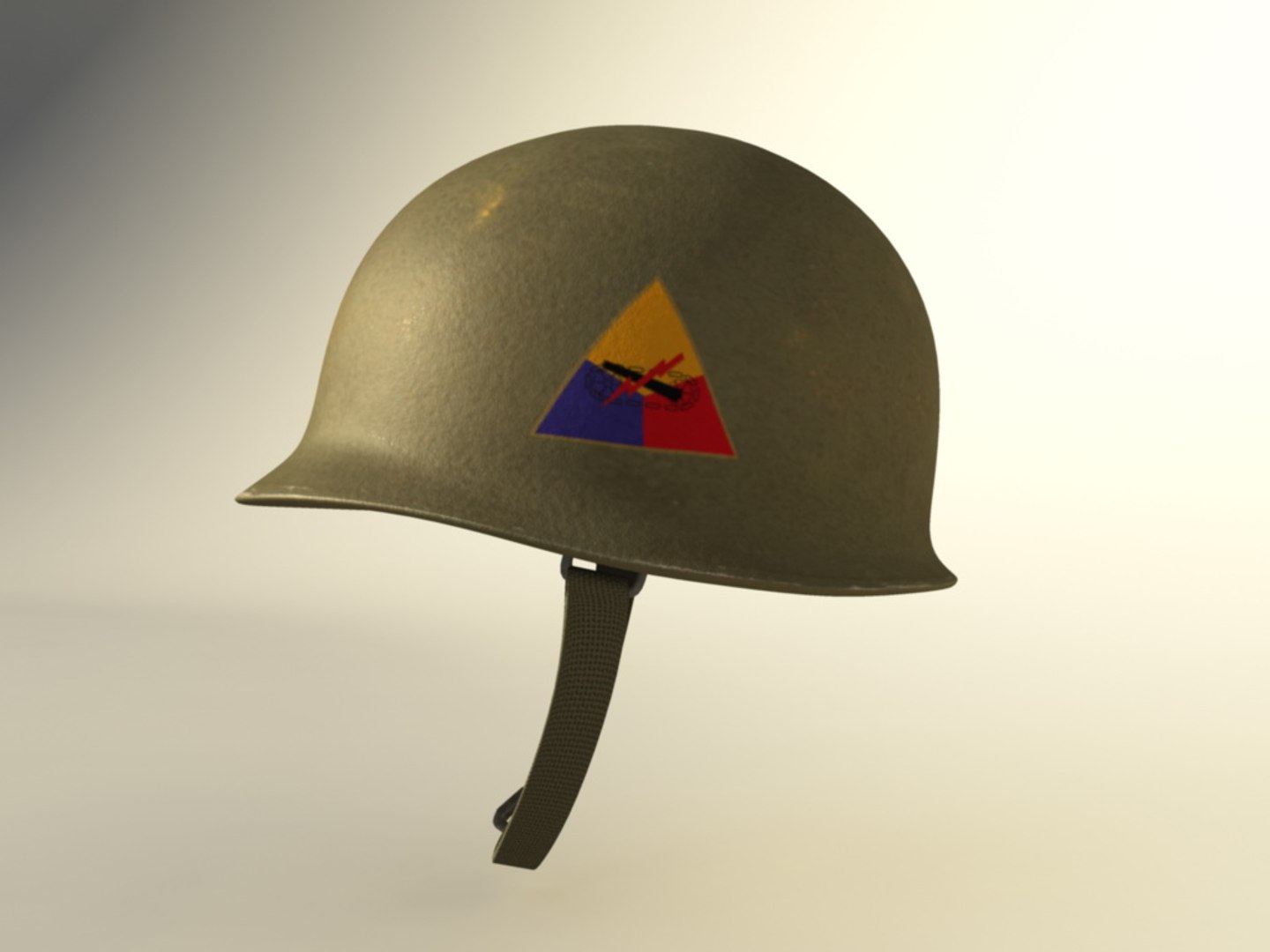 Army M1 Helmet Ww2 3d Ma
