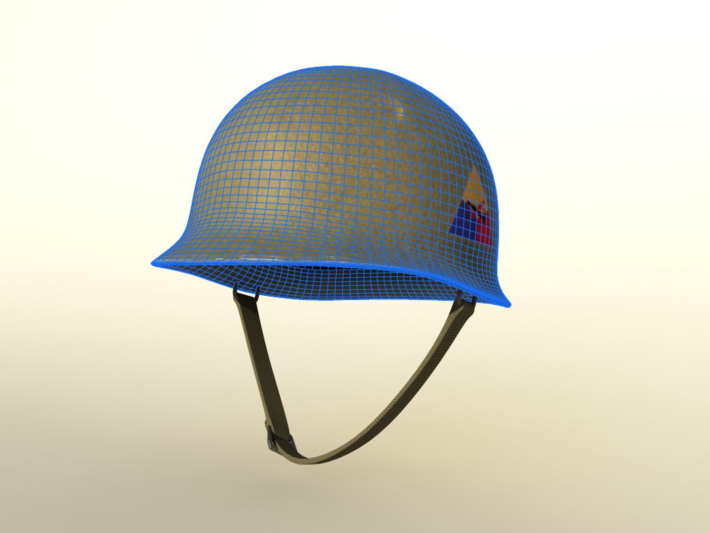 Army M1 Helmet Ww2 3d Ma