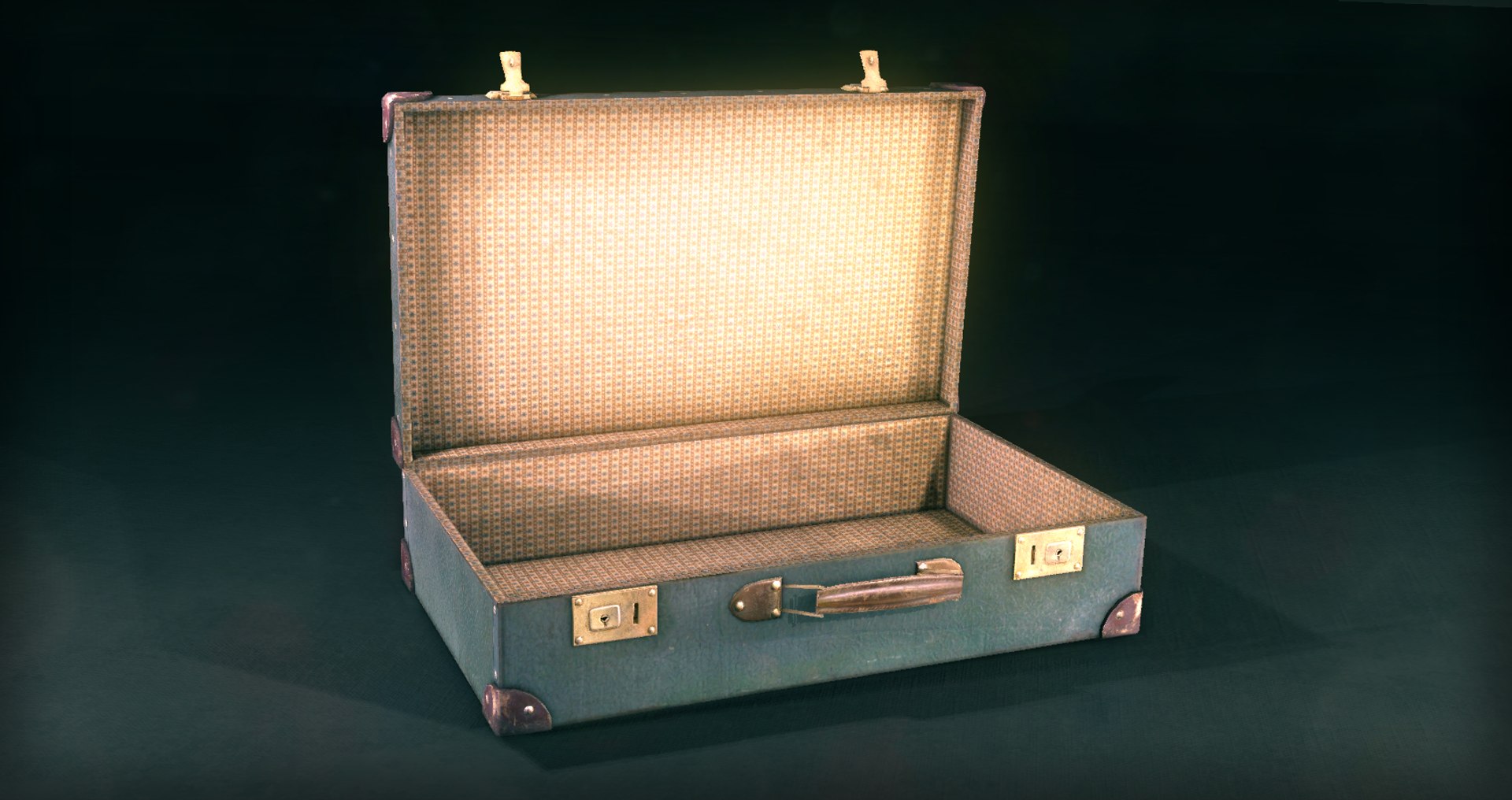 3d 3ds Realistic Suitcase