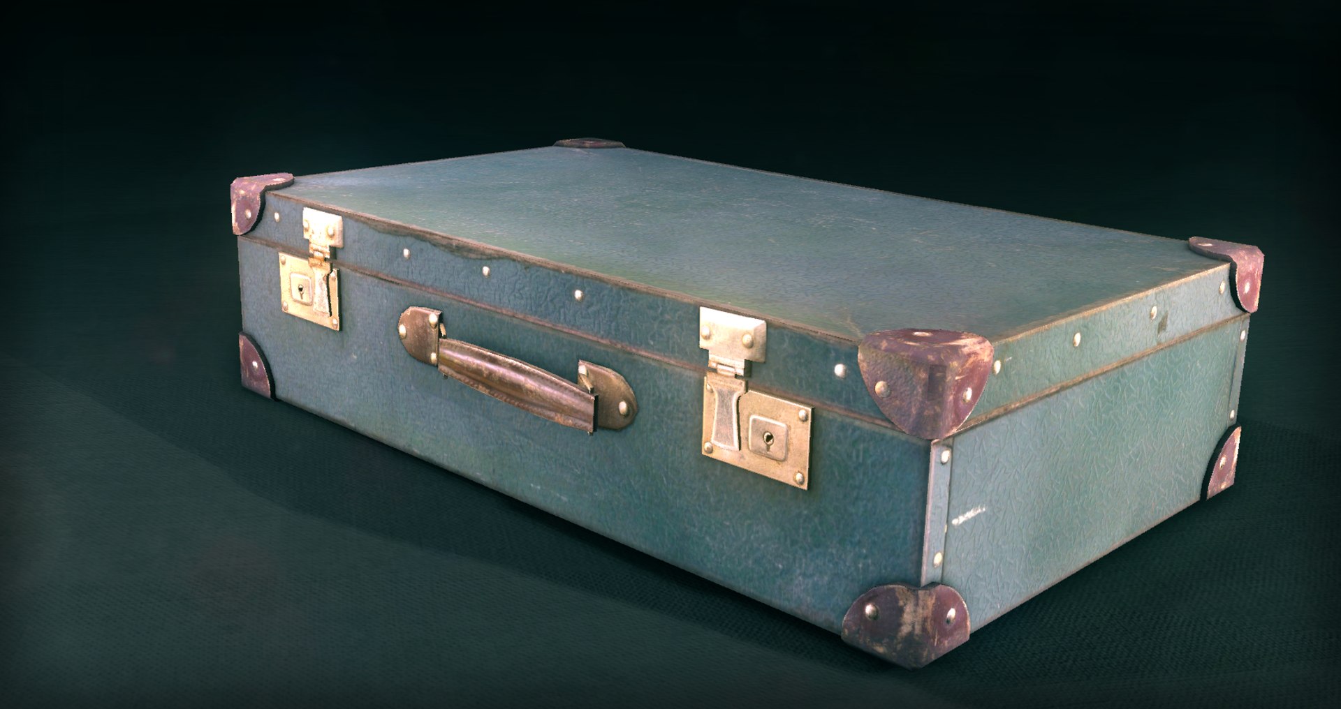 3d 3ds Realistic Suitcase