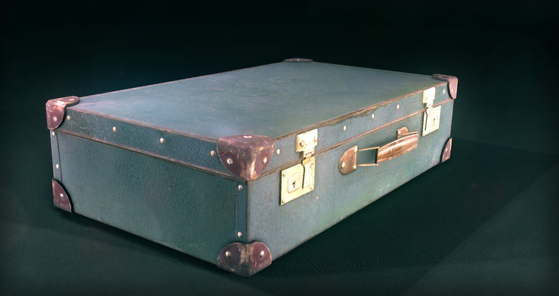 3d 3ds Realistic Suitcase